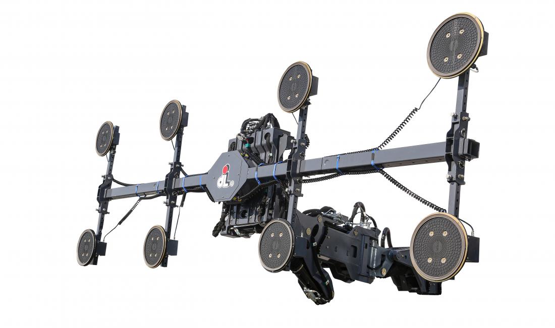 DINGLI LANZA UNA PLATAFORMA MANIPULADOR DE VIDRIO DE 26 M/1500 KG ...