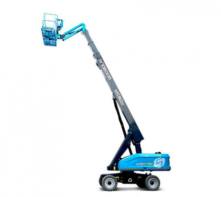 SINOBOOM CON PLATAFORMAS ELÉCTRICAS EN BAUMA - MOVICARGA