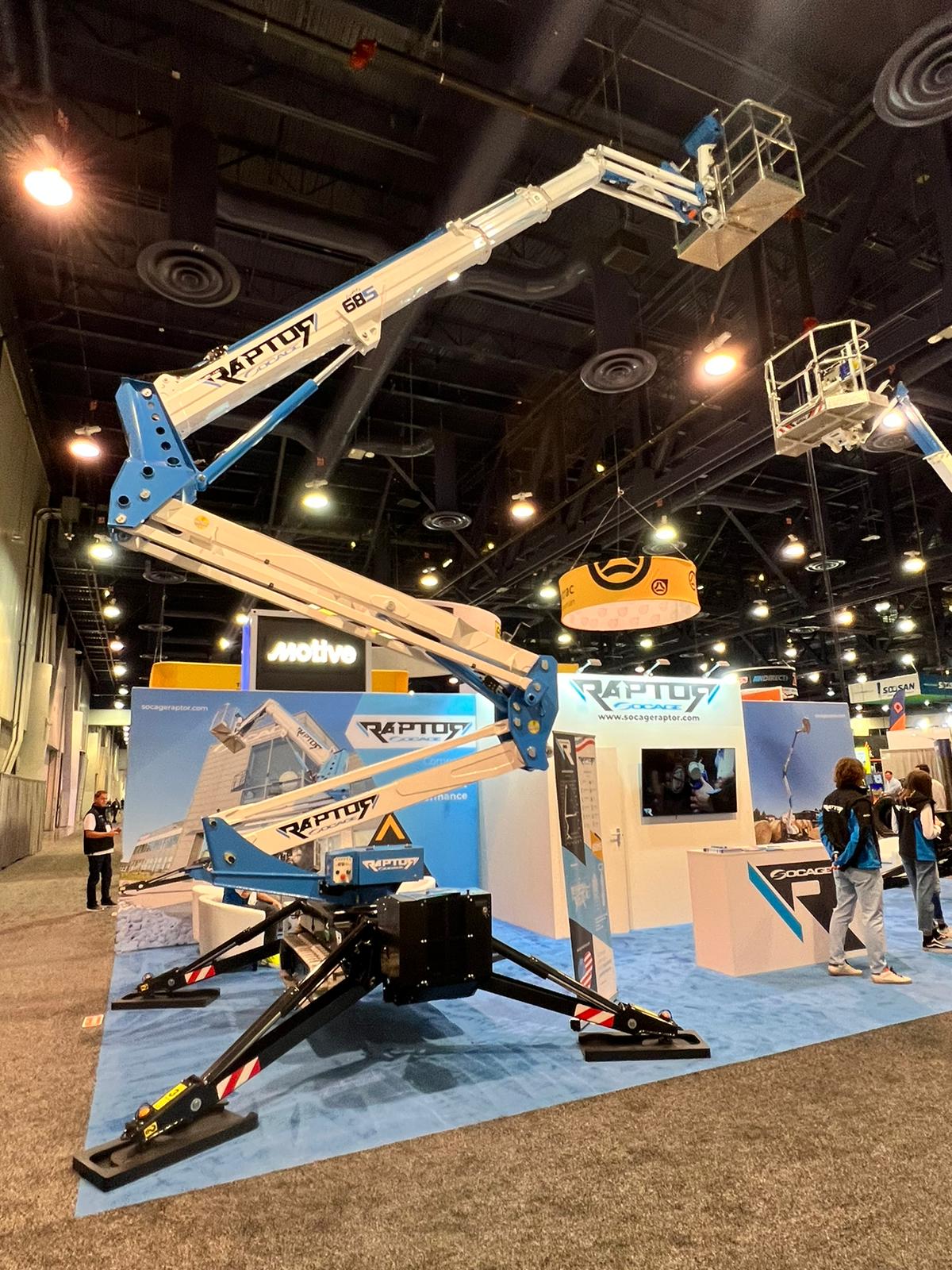 SOCAGE EN CONEXPO CON SUS NUEVAS RAPTOR - MOVICARGA